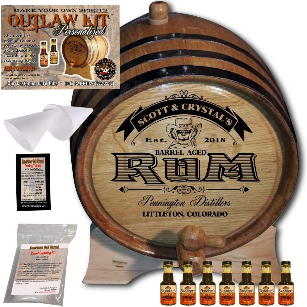 Amazon.com: Personalized Rum Making Kit (100) - Create Your Own Amber ...