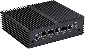 Amazon.com: Qotom Router PC 5X 2.5G LAN Mini Router Celeron J6412 4G ...