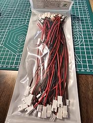 Amazon.com: Chanzon 30 Pairs Jst-XH 2.54mm Pitch 22AWG 2 Pin Plug Connector with 3.94inch(10cm ...