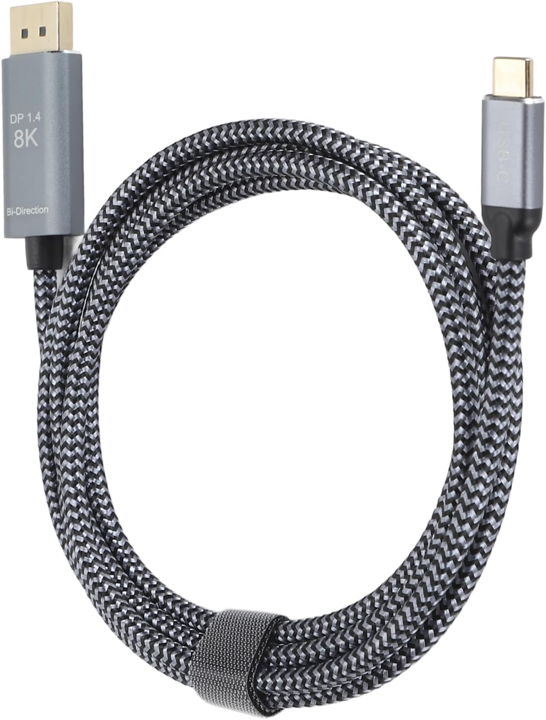 Cabo USB C para Displayport, Transmissão Bidirecional 8K 60HZ Com ...