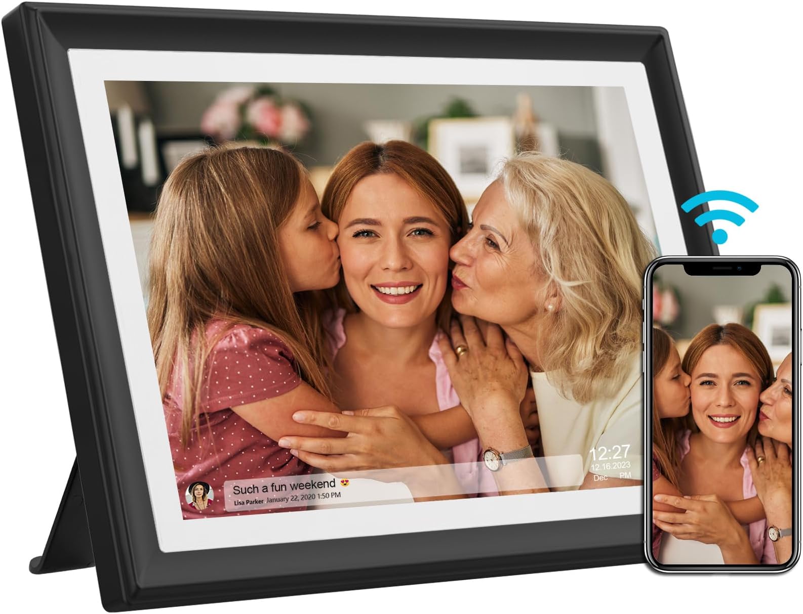 Amazon.com : Bgift 10.1 Inch WiFi Digital Picture Frame, Digital Photo ...