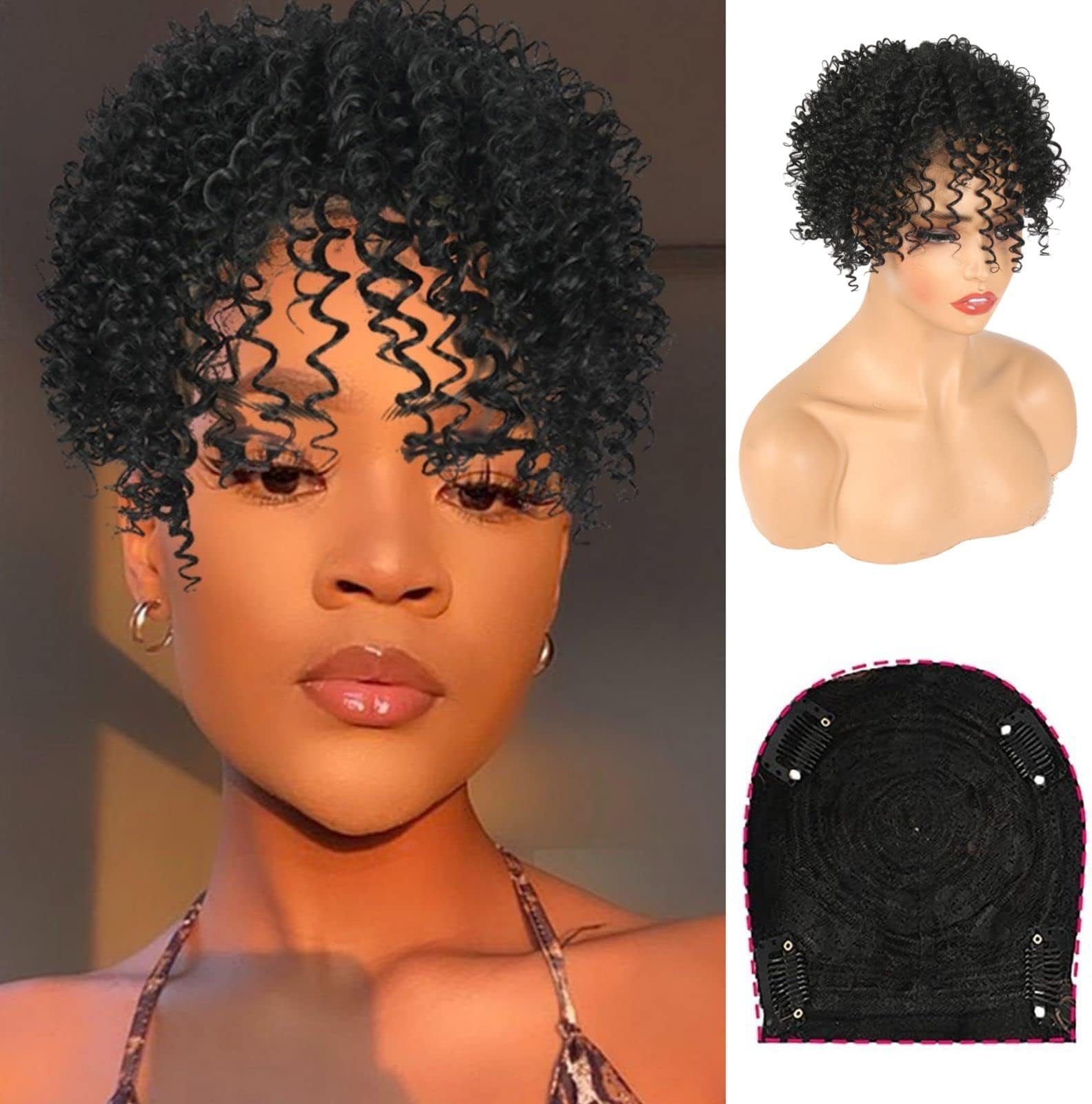 Amazon.com : Ms Taj 7" Short Dreadlock Hair Topper Wig for Women ...