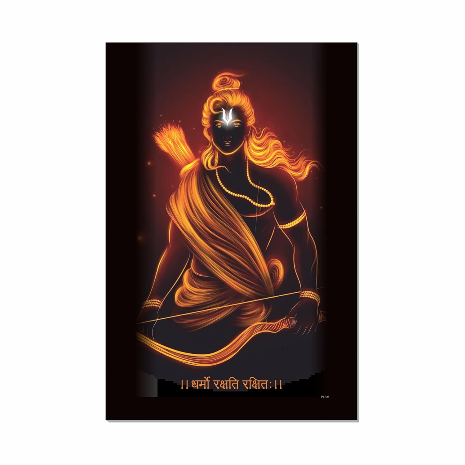 ESCAPER Shree Ram Posters for Wall Decoration (12 x 18 inch), 300 GSM ...