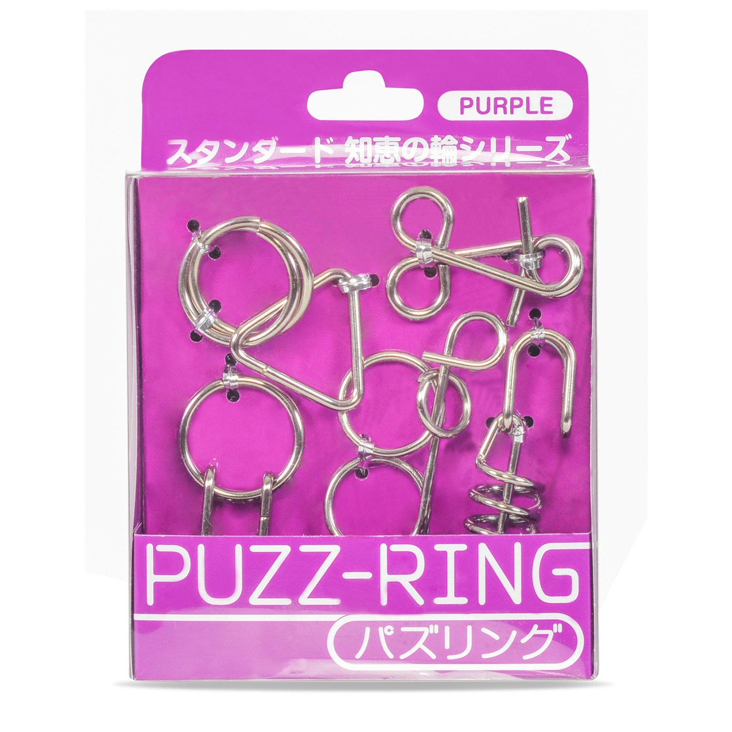 Hanayama Metal Puzzle Set (Wisdom Puzzle Japanese Technology), Silver ...