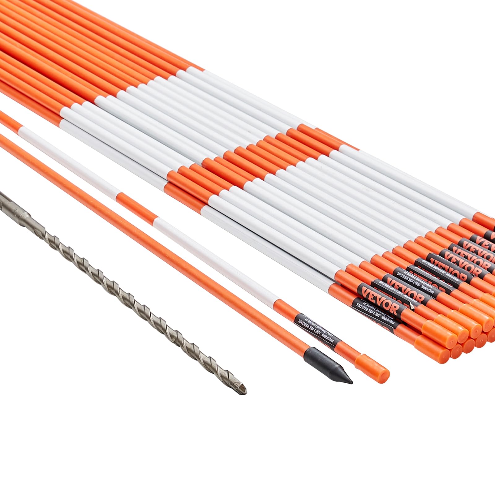 VEVOR Driveway Markers 30 PCS 48 Inch 0 31 Inch Diameter Orange VEVOR Driveway Markers 30 PCS 48 Inch 0 31 Inch Diameter Orange