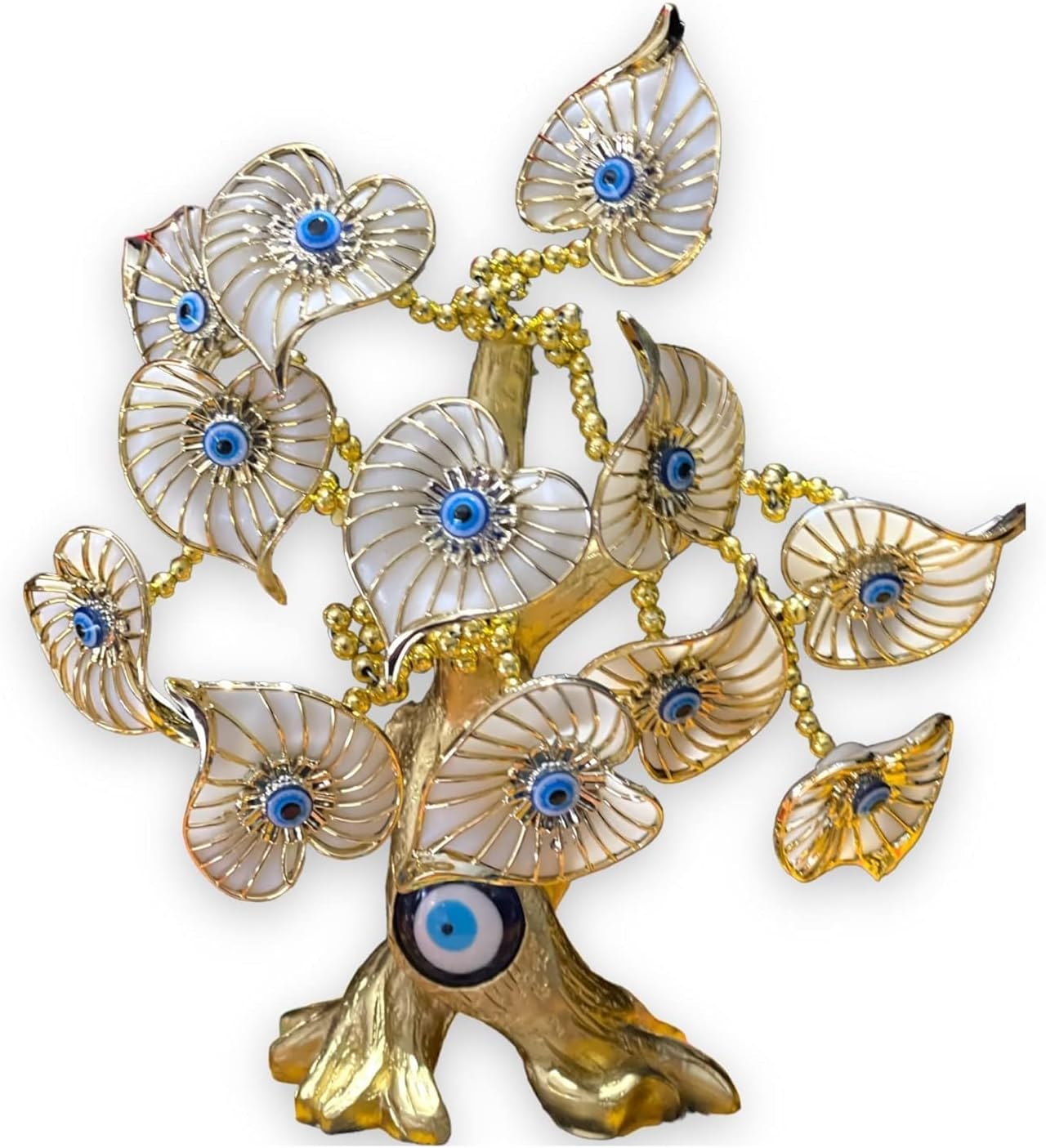 Buy Reiki Crystal Products Evil Eye Tree with Pot for Home Decor Good ...