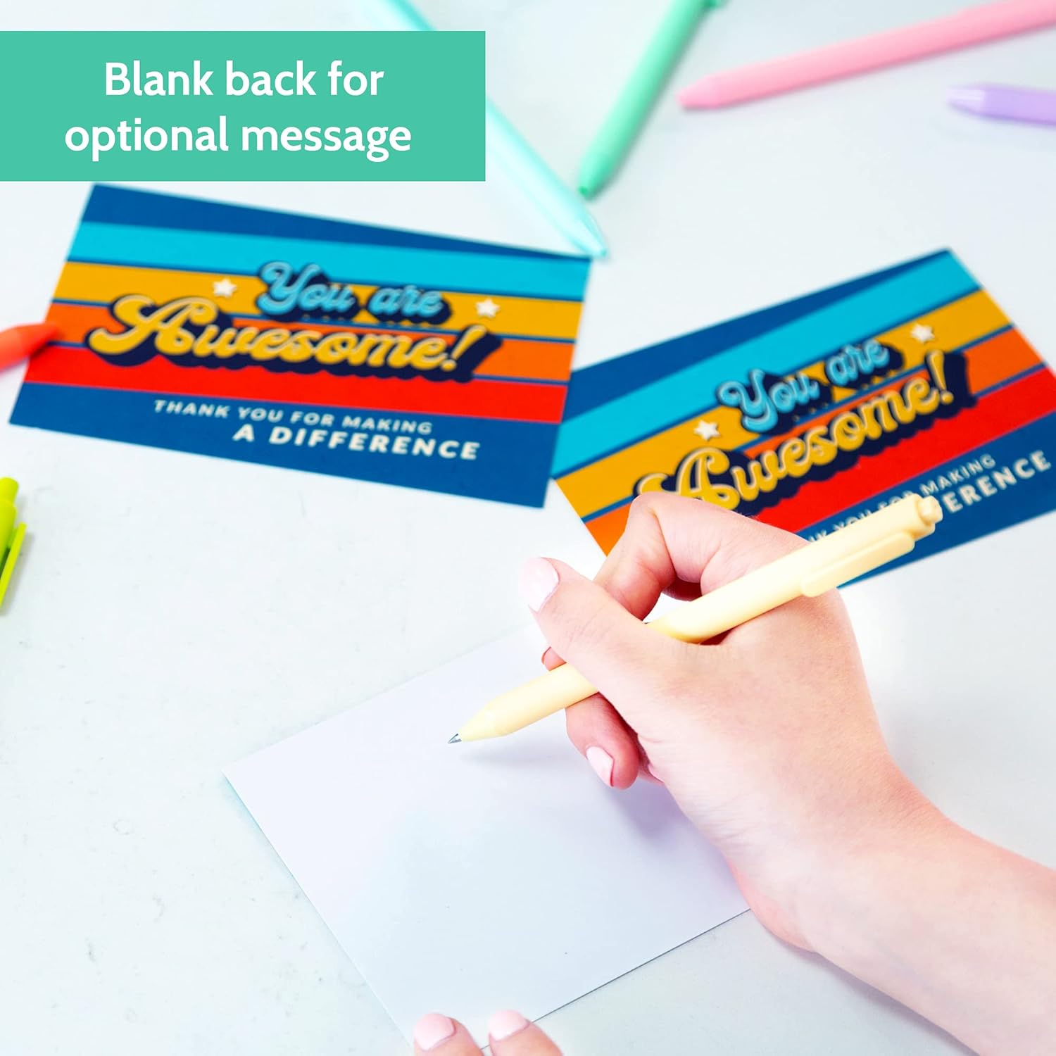 50 Large 4×6 You Are Awesome Postcards – Kudos Appreciation Thank You ...