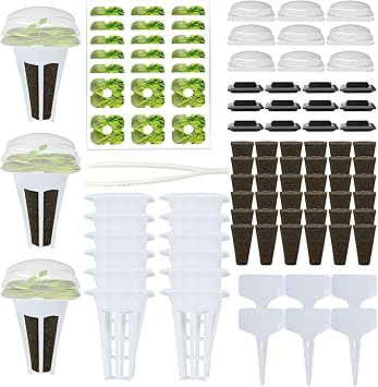 115Pcs Hydroponic Pods Supplies for IDOO, QYO, LYKO, Hydroponics Garden ...