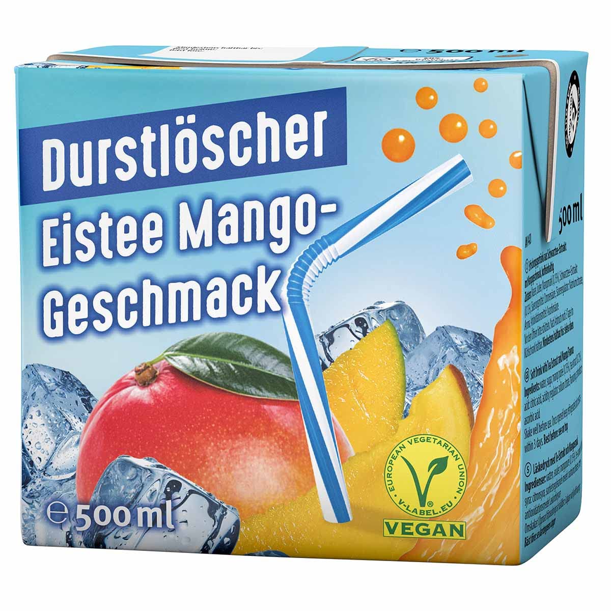 WeserGold - Durstlöscher Eistee Mango 12x0,5L : Amazon.de: Lebensmittel & Getränke