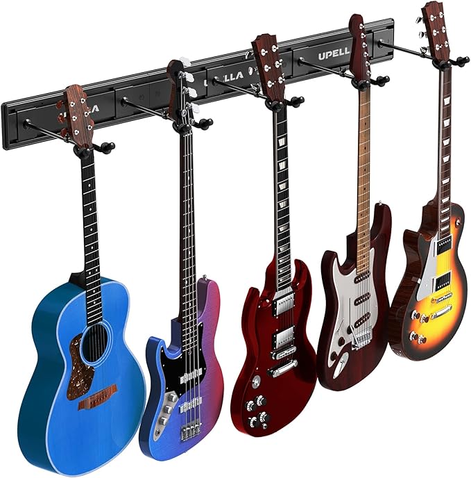 Amazon.com: UPELLA Guitar Wall Mount Hangers for Multiple Guitars ...