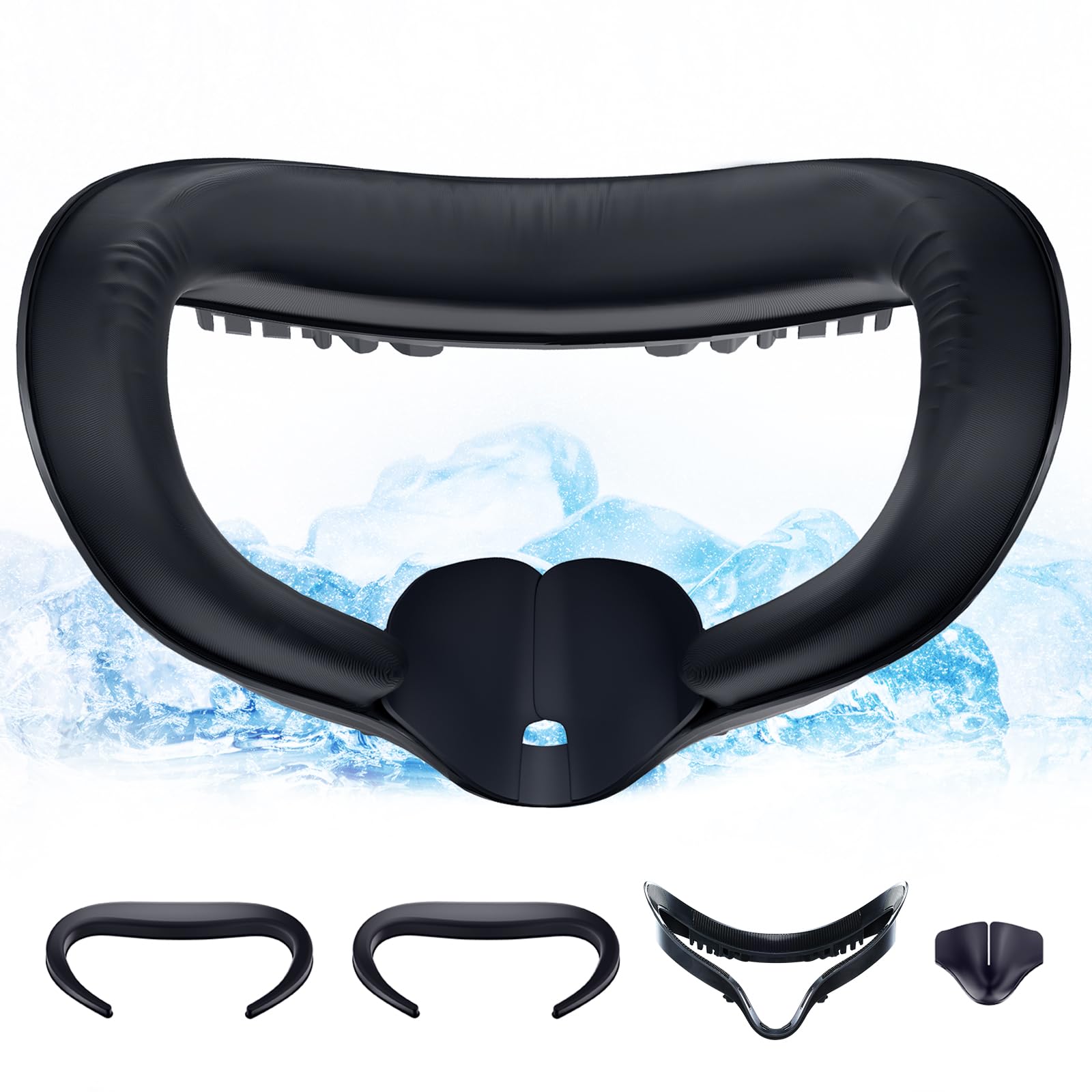 Amazon.com: DESTEK Cooling Face Pad Compatible with Oculus Quest 2 ...