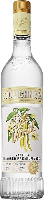 Stoli Premium Vanil Vodka 70cl, 40% ABV | Vanilla Flavour, Classically ...