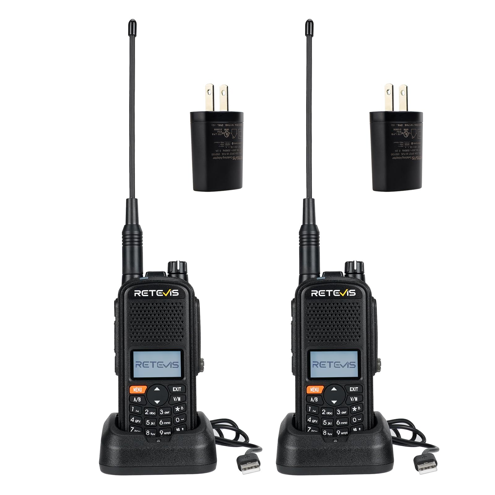 Amazon.com: Retevis A1 Dual Band Ham Radio,Two Way Radio Long Range ...