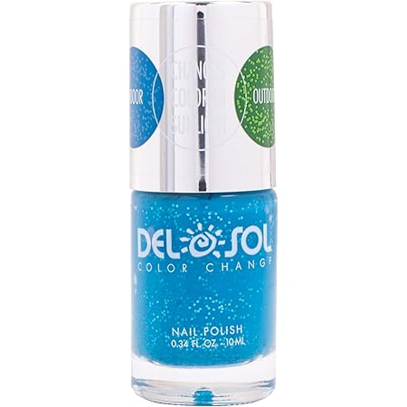 Amazon.com : Del Sol Color-Changing Nail Polish - After Party - Changes ...