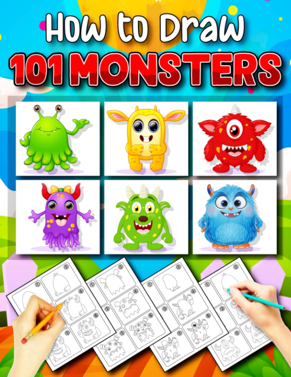 How to Draw 101 Monsters: Awesome Monster Them Easy Step-By-Step ...