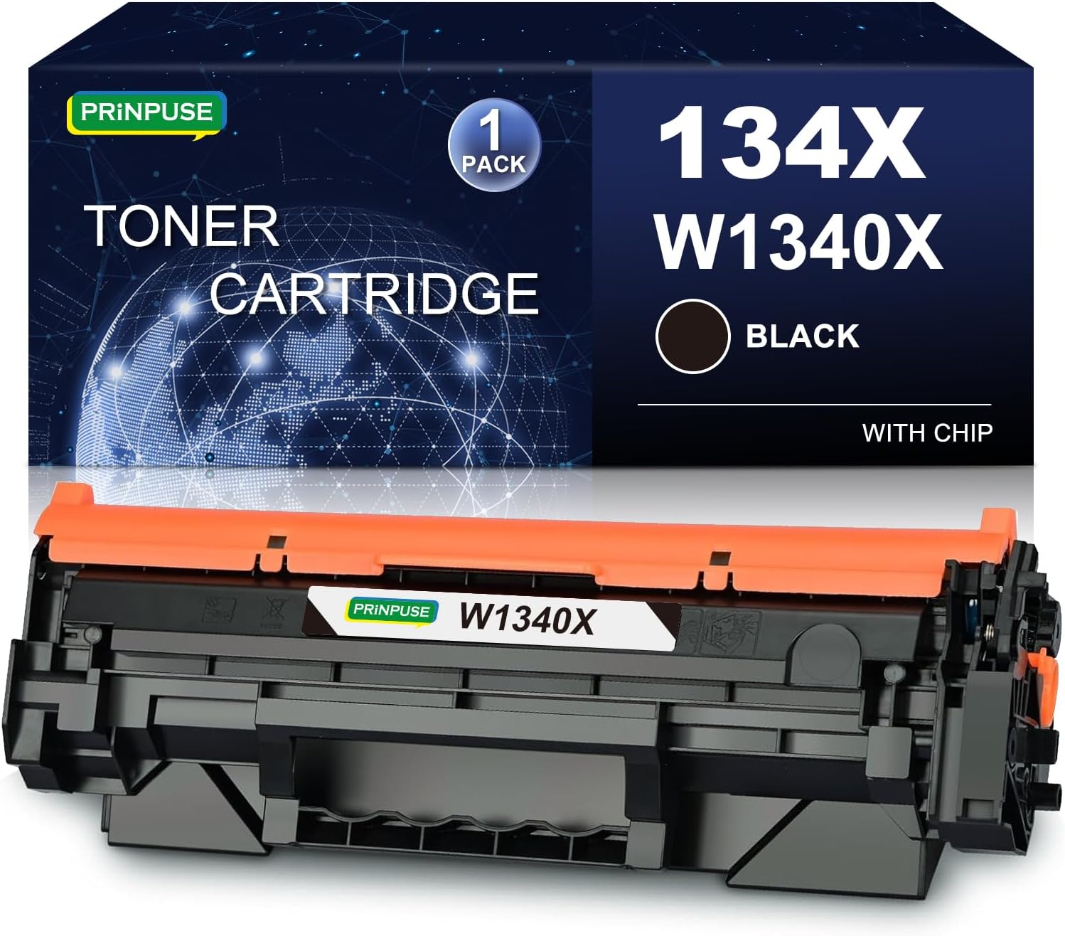 Amazon.com: PRINPUSE 134X 134A Toner Cartridge Compatible for HP 134A ...