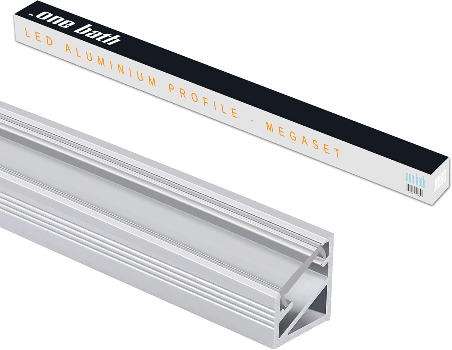 .one-bath LED Eckprofil 45 grad I Aluprofil Leiste für LED Stripe I K ...