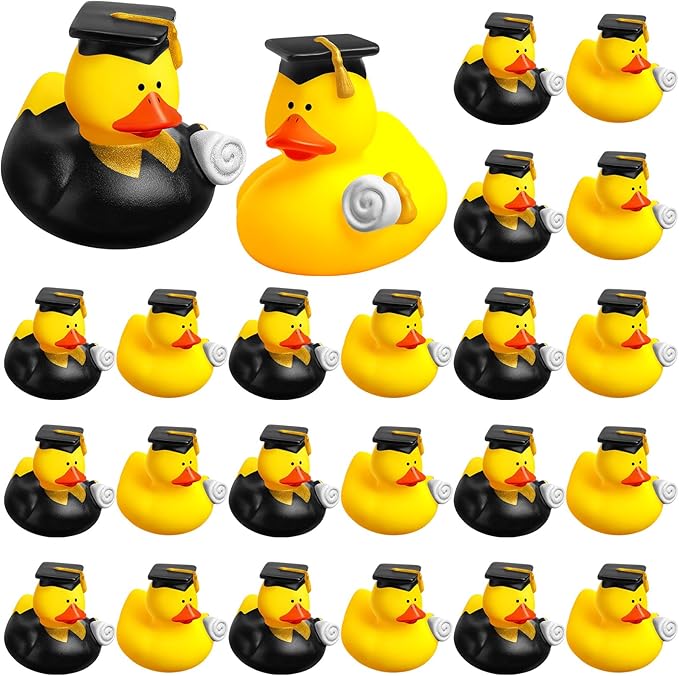 Amazon.com: Sratte 24 Pack 2" Graduation Ducks Class of 2025 Diploma ...