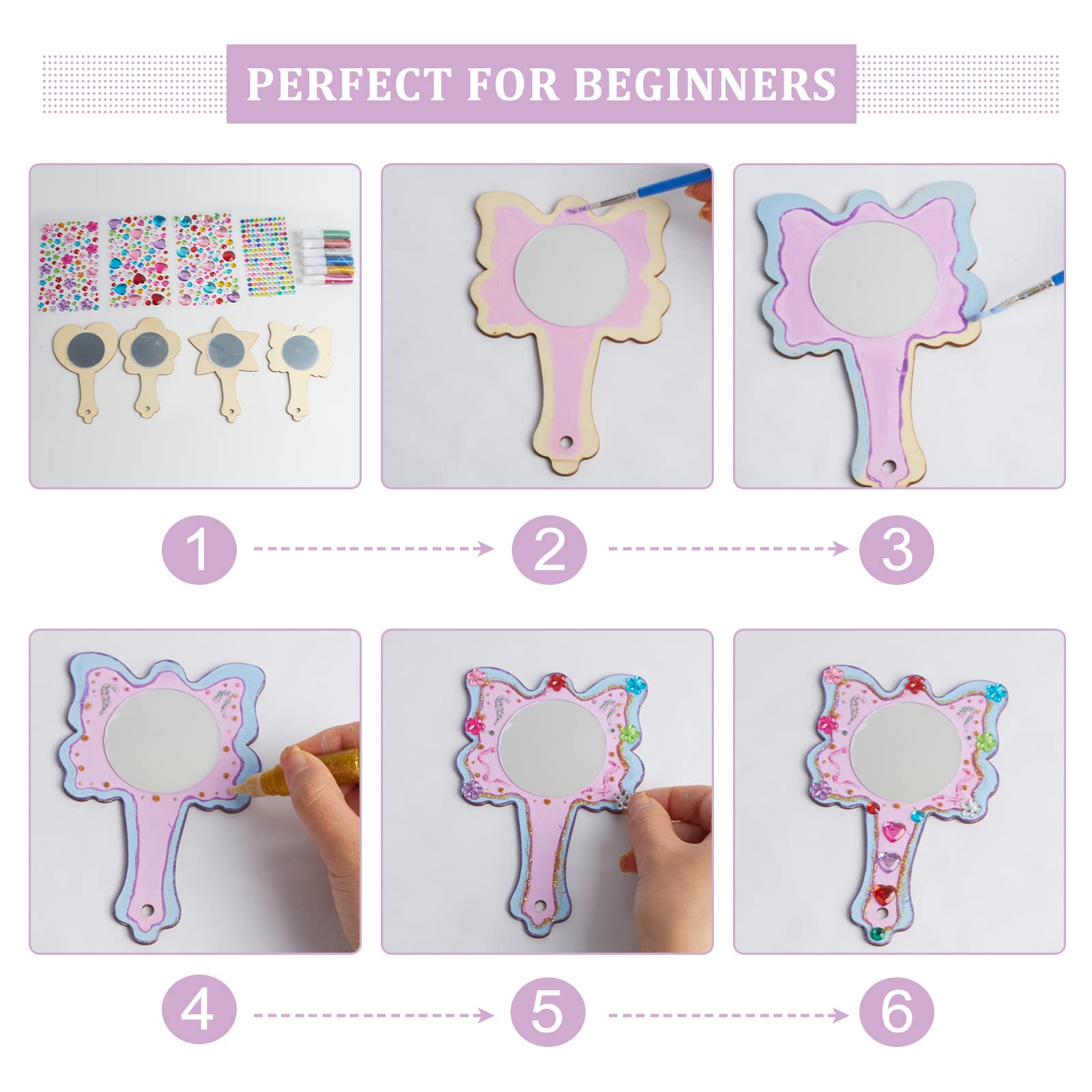 Hand Mirror Template For Kids Hand Mirror Frame Photos And Images