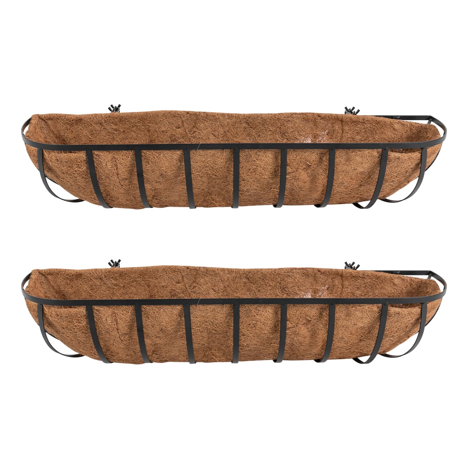Amazon.com: DMSIDN 2Pcs 30Inch Window Boxer Planters with Coconut Coir ...