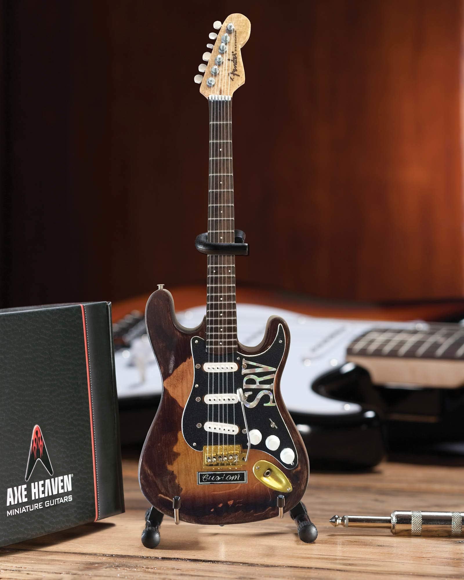 Amazon.com: Axe Heaven SRV Model Custom Mini Guitar Replica (SRV-040 ...