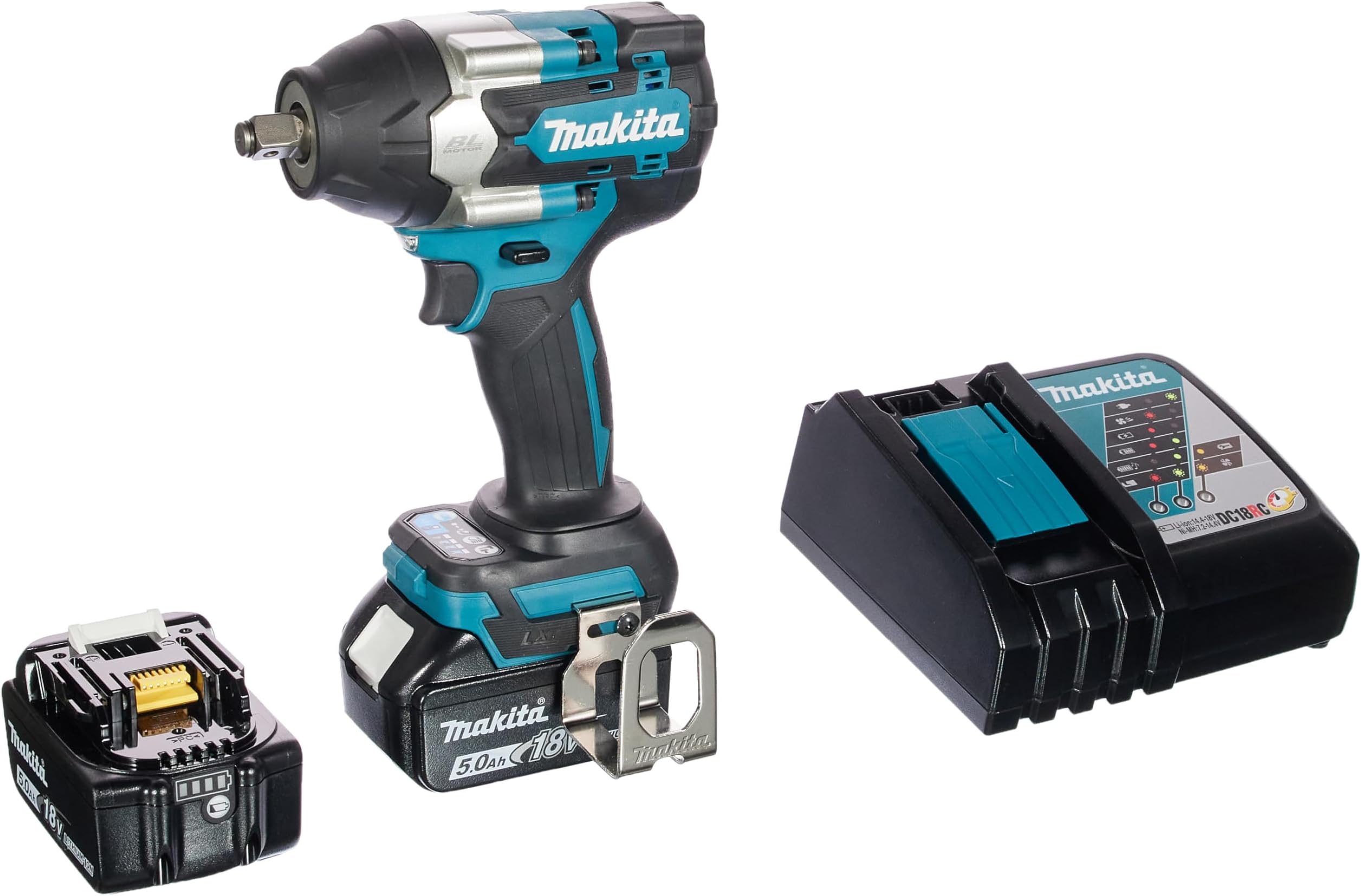 Boulonneuse à chocs 18V LXT 700 Nm 1/2" (2x5,0 Ah) en MAKPAC - MAKITA ...