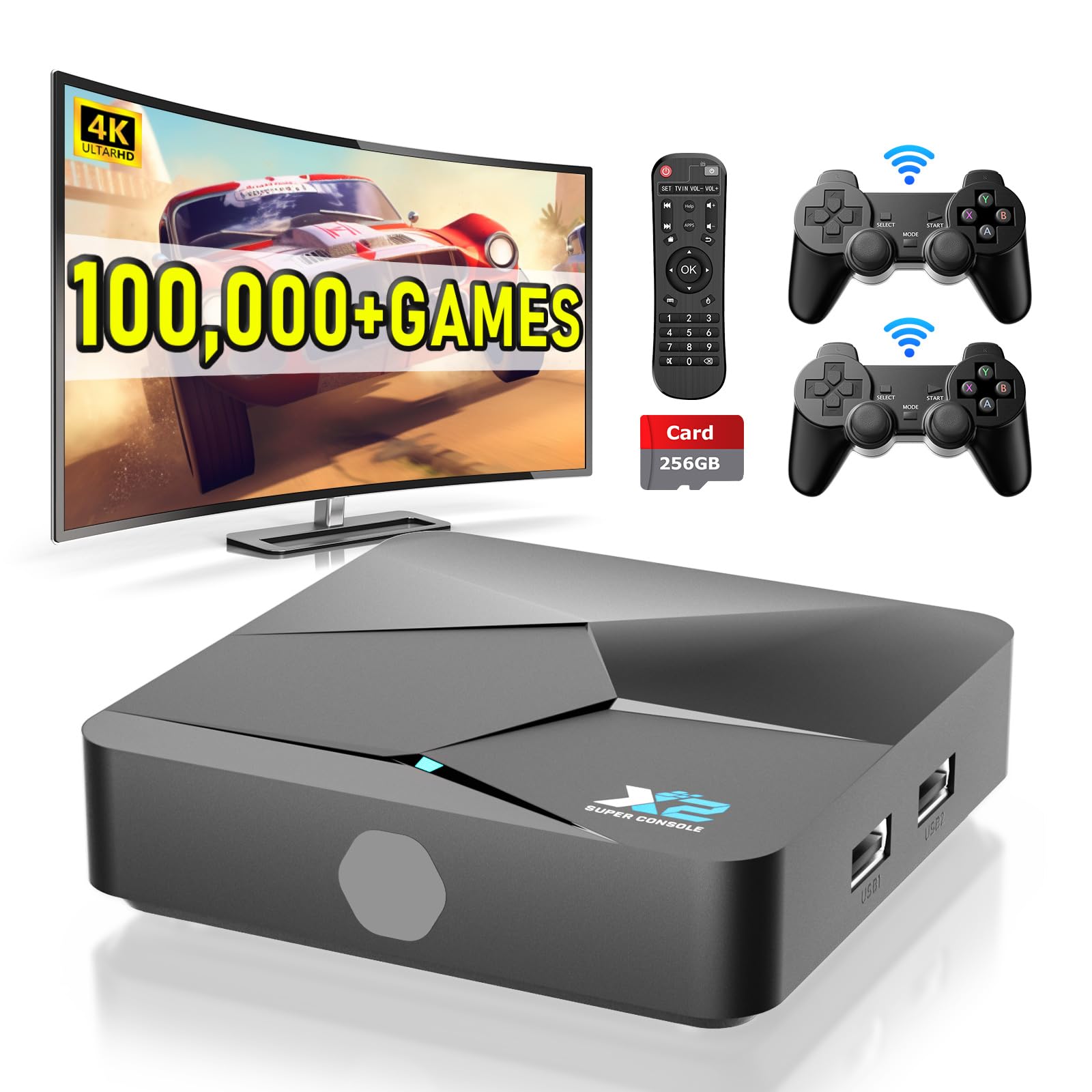 Kinhank Retro Games Console 256 Gb Super Console X2 Built | Desertcart ...