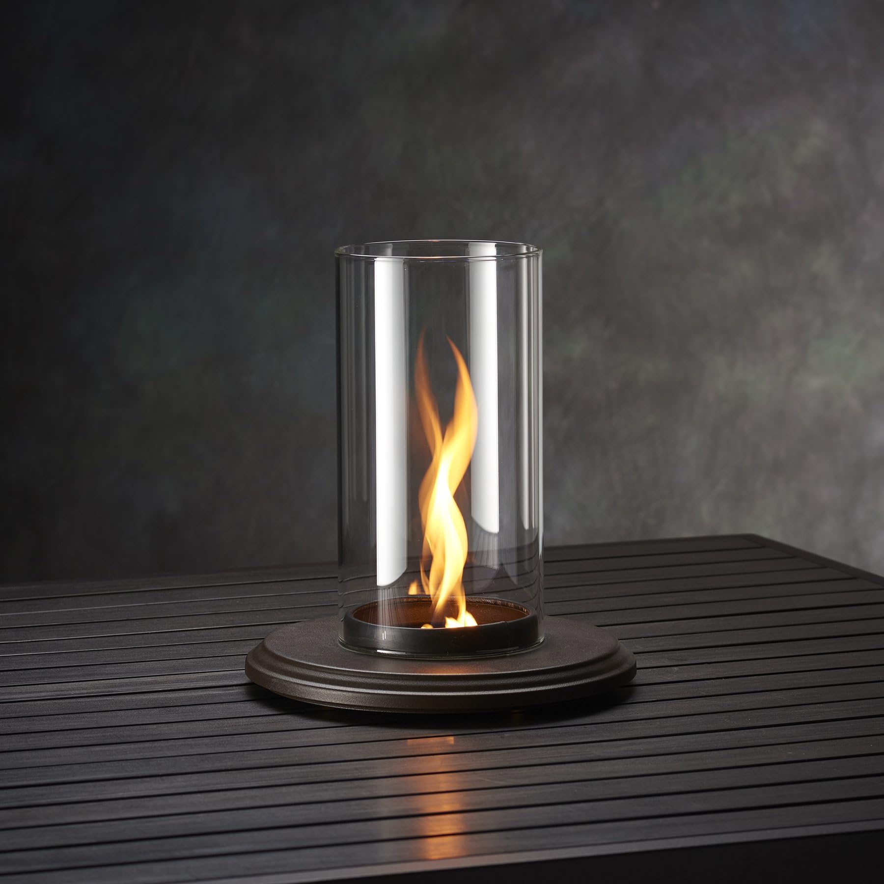 Amazon.com : Outdoor GreatRoom Co Tabletop Fire Pit - Glass Lantern for ...