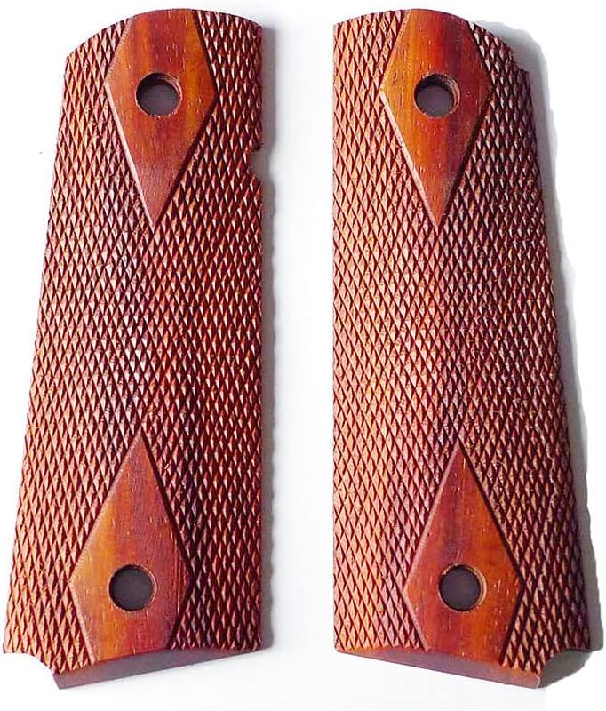 Amazon.com : Original 1911 Government Ambi Cut, Rosewood Double Diamond ...