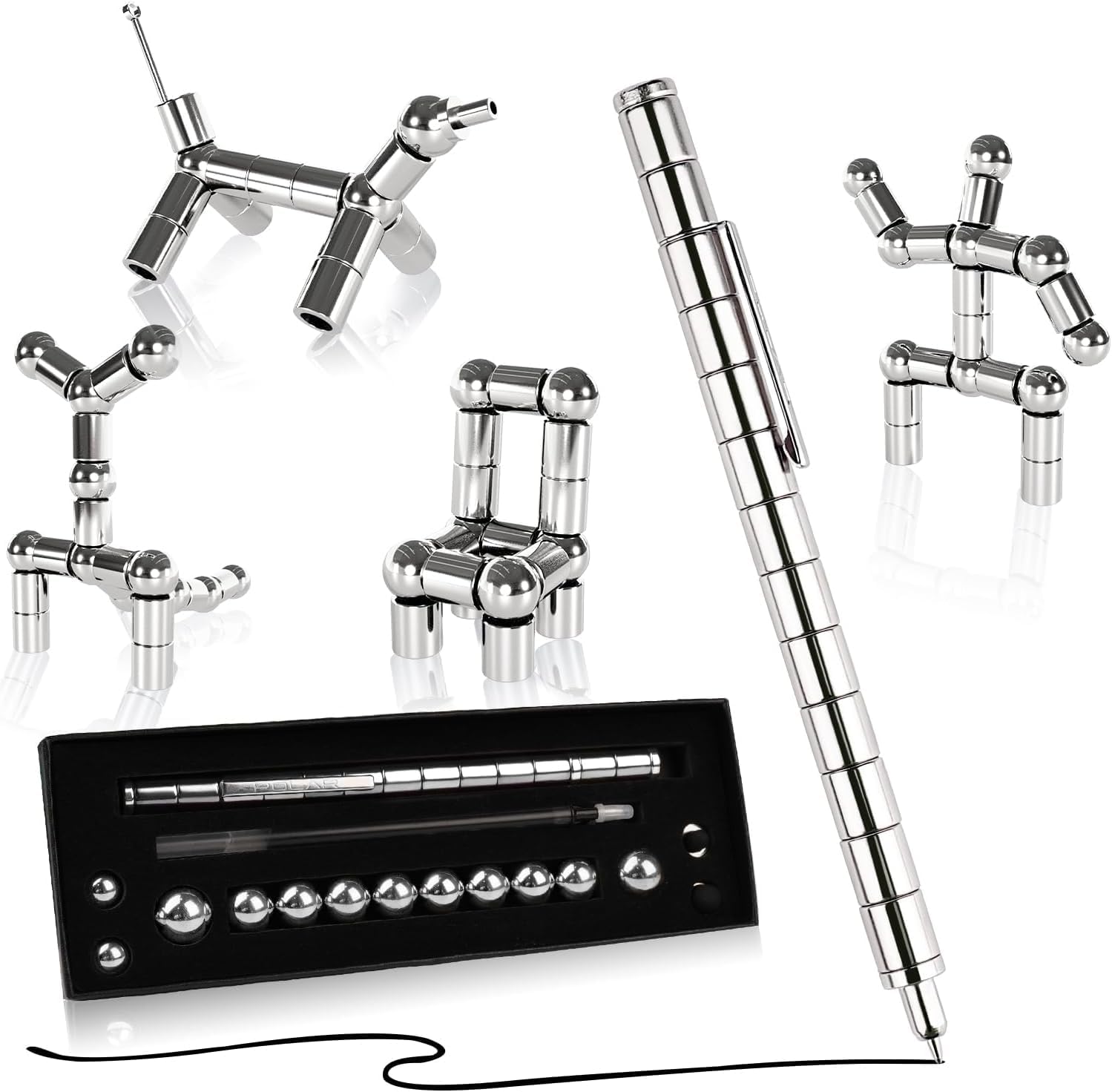 TCCO ENTERPRISE Toy Pen, Decompression Magnetic Metal Pen, Eliminate ...