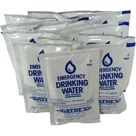 Water Packets Aqua Blox Emergency Water (32 Pack) - 200ml Purified ...