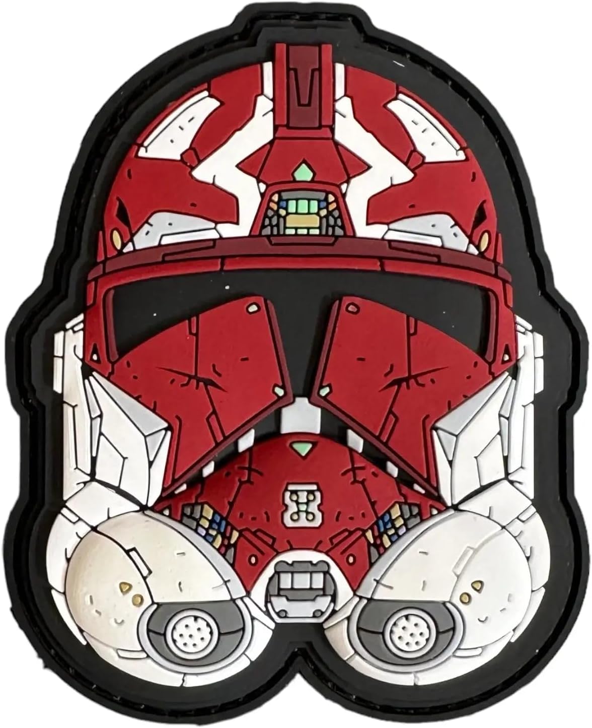 Amazon.com: PATCHLAB Tano Mecha Clone Bucket Helmet 3D PVC Rubber Morale Patch, Durable Vibrant ...