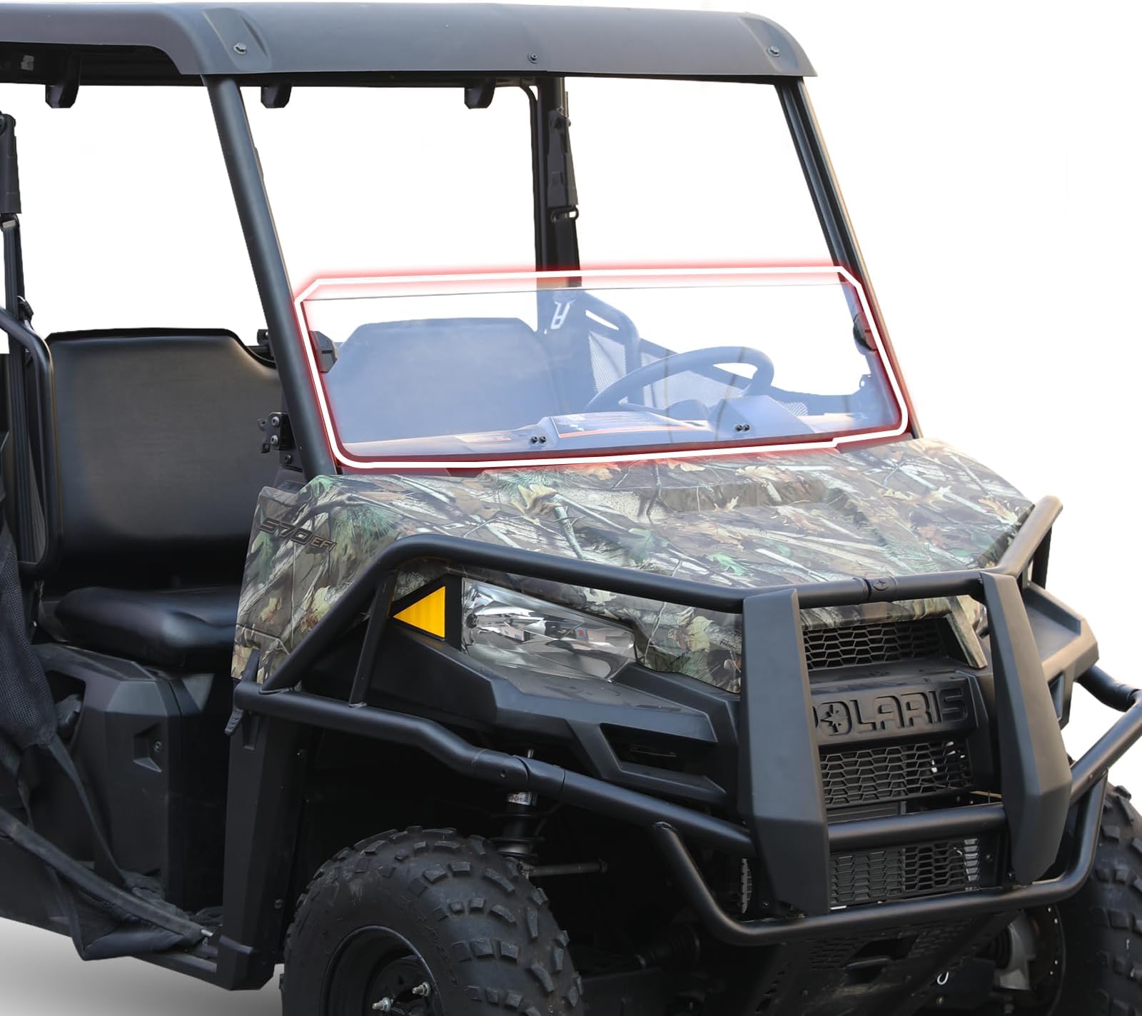 Amazon.com: HAKA TOUGH Utv Front Half Windshield for Polaris Ranger 570 ...