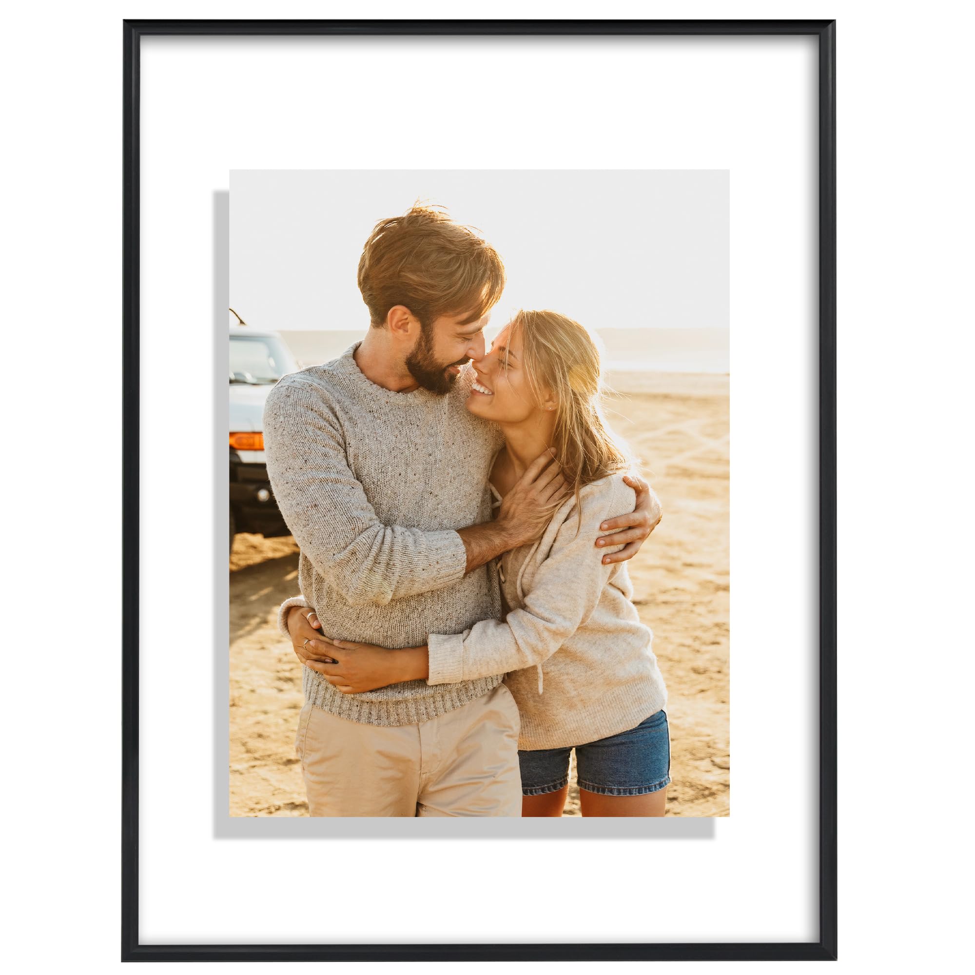 Amazon.com - Americanflat 12x16 Floating Picture Frame with Shatter ...