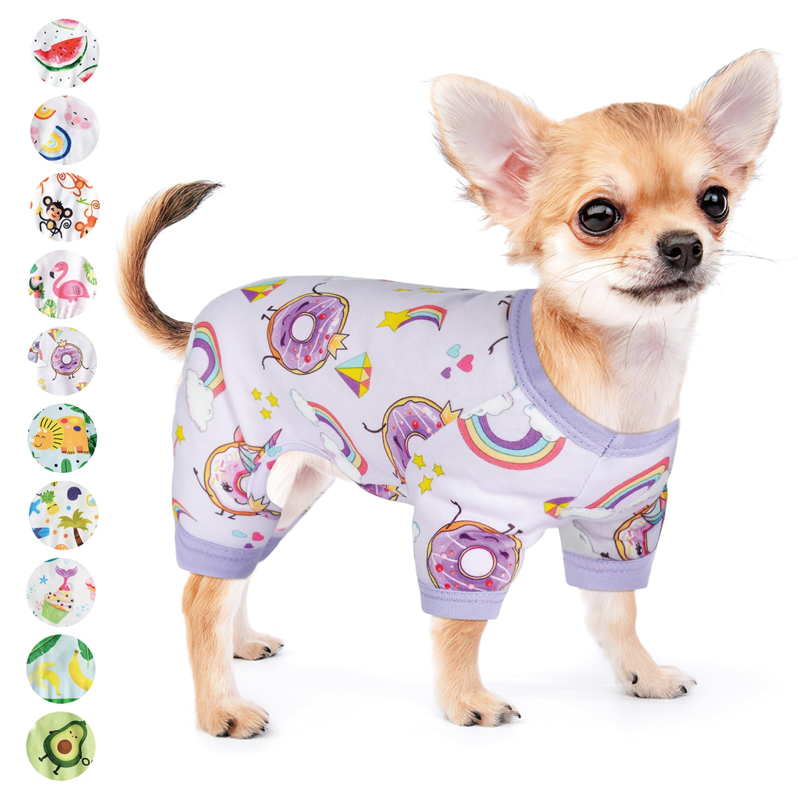 Amazon.com : Dog Pajamas for Small Dogs Girl Boy Puppy Pjs Summer Pet ...