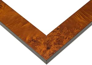 Amazon.com - 9x17 Brown Veneer Real Wood Picture Frame Width 1.75 ...