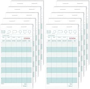Amazon.com: Guest Order Book for Servers - 3.5" x 6.75" Restaurant ...