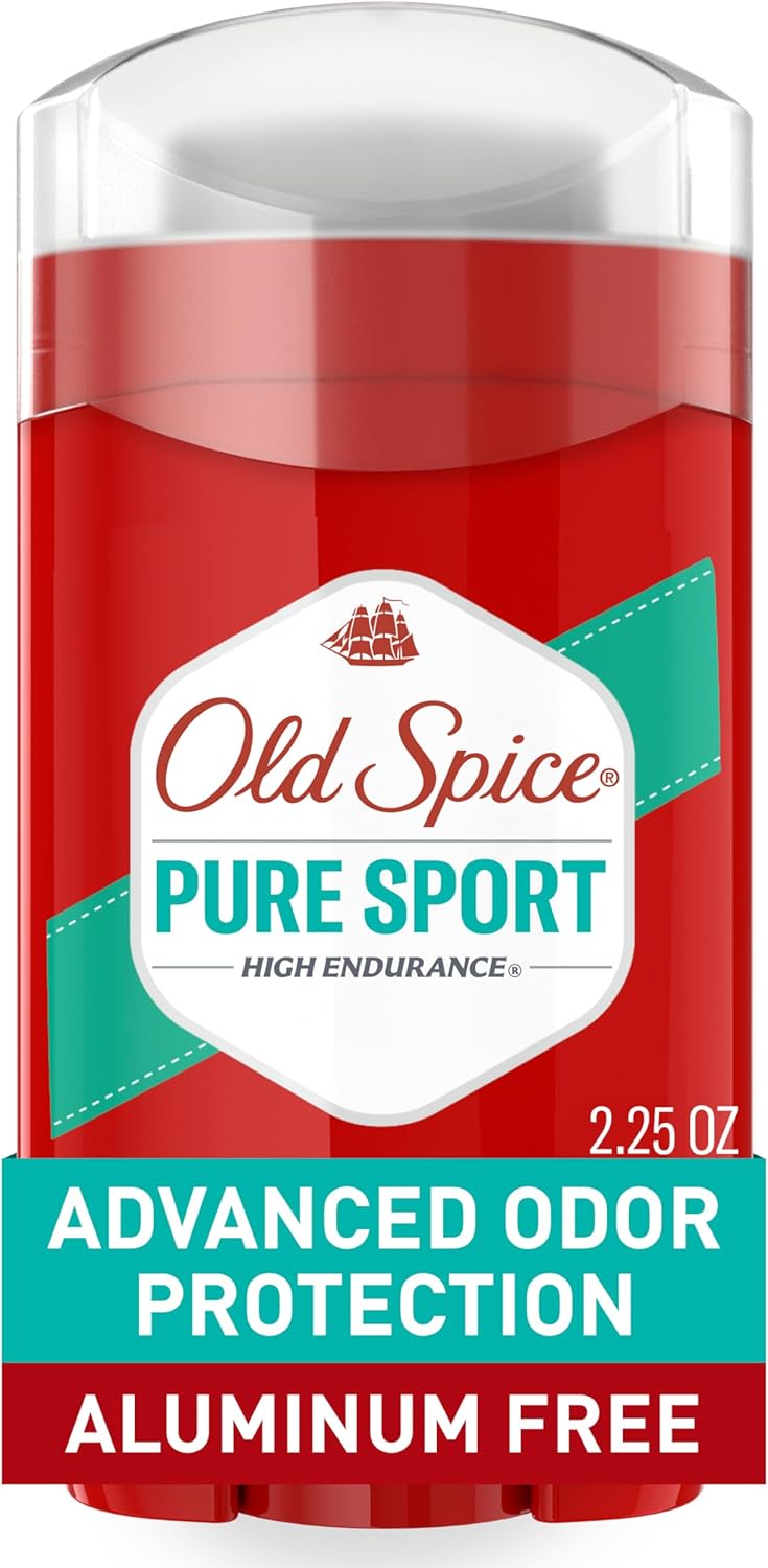 Old spice aluminum free deodorant for men high endurance, pure sport ...