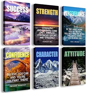 Amazon.com: Landscape Canvas Wall Art，Motivational Wall Art Decoration ...