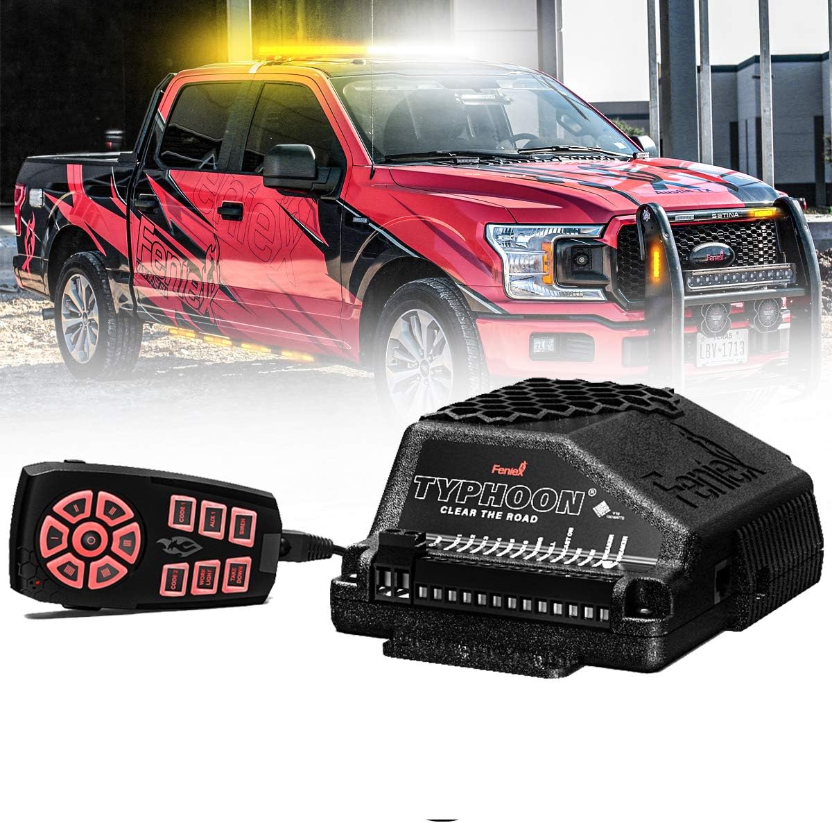 Amazon.com: Feniex Industries C-5017 - Typhoon® Handheld Siren ...