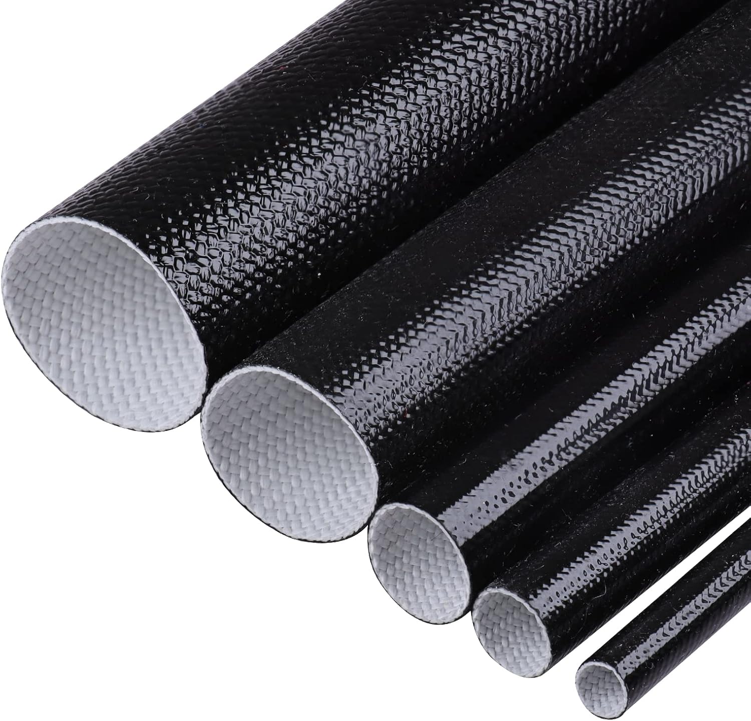 Amazon.com: Silicone Fiberglass Sleeve Heat Shield Wire Protective High ...