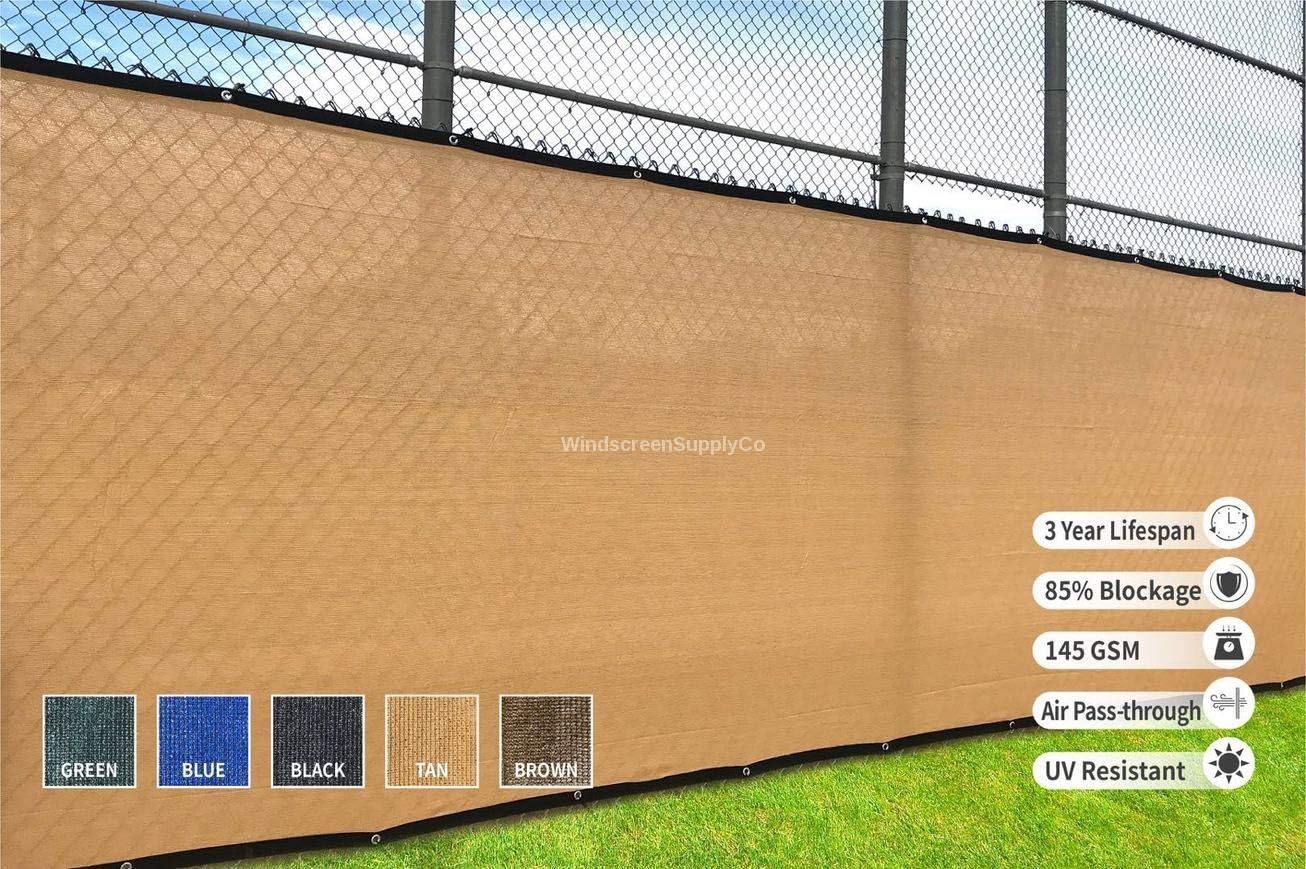 Amazon.com : Heavy Duty 8 ft. X 200 ft. Privacy Windscreen Fence Screen ...