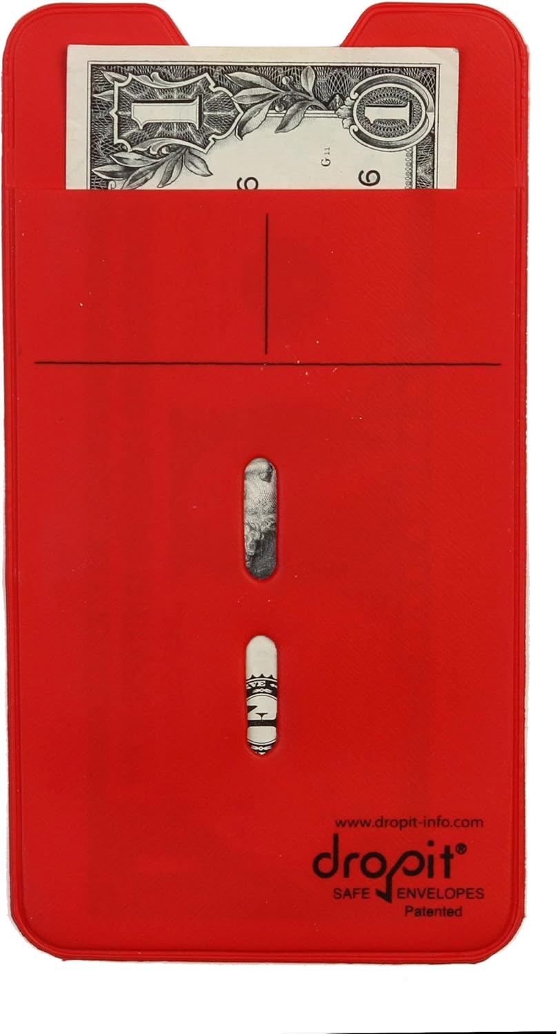 Amazon.com : UBICON 10 Red Reuseable Dropit Safe Envelope for ...