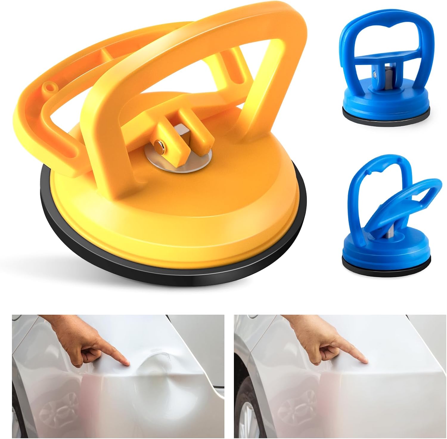 Amazon.com: Suction Cup Dent Puller, 3 Packs Car Dent Puller Handle ...