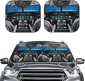 Amazon.com: LOGMOR Airplane Aircraft Cockpit Foldable Car Windshield ...