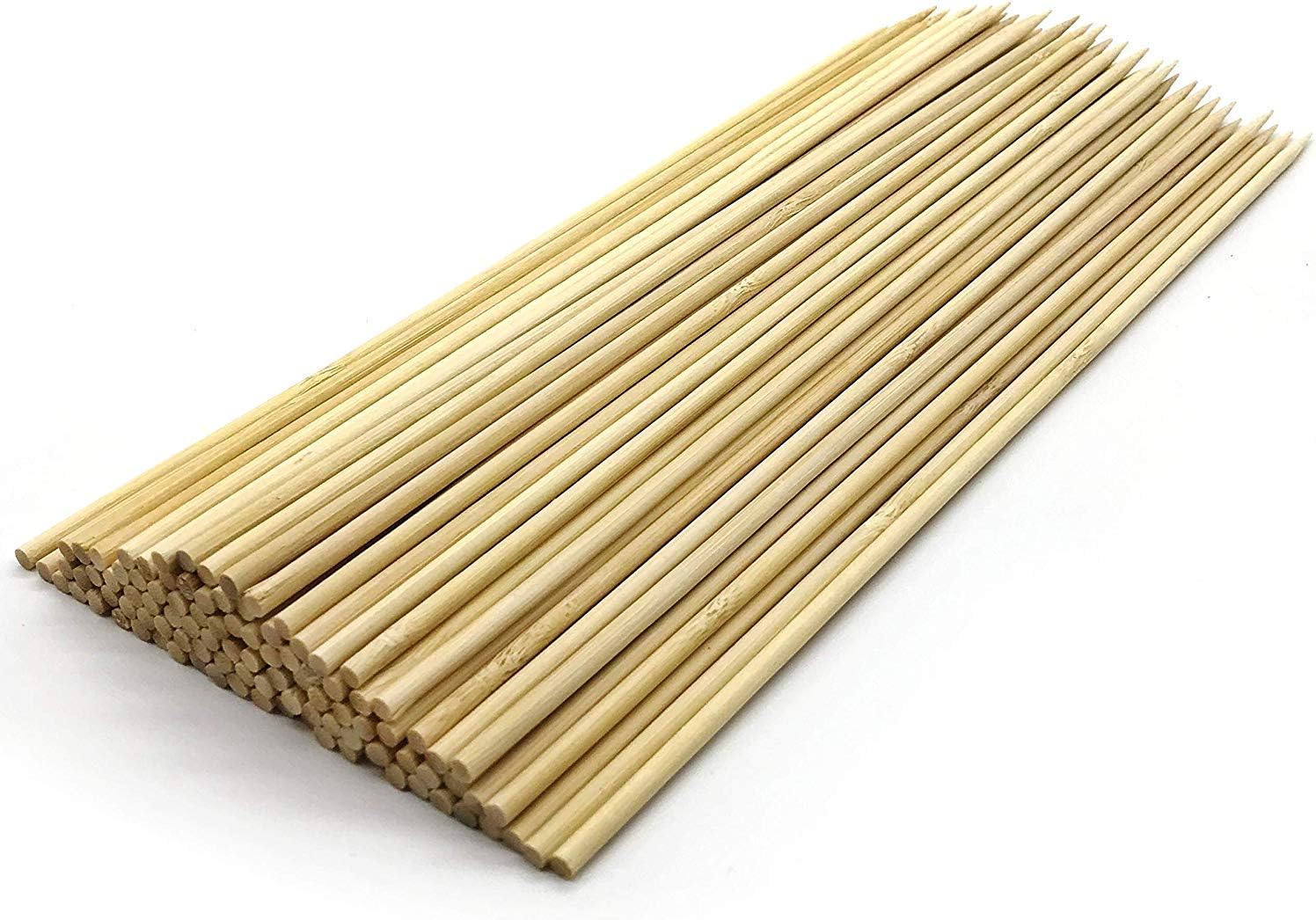 vinayaka mart 14 inches 5mm Heavy Duty Wooden bamboo Skewers sticks ...