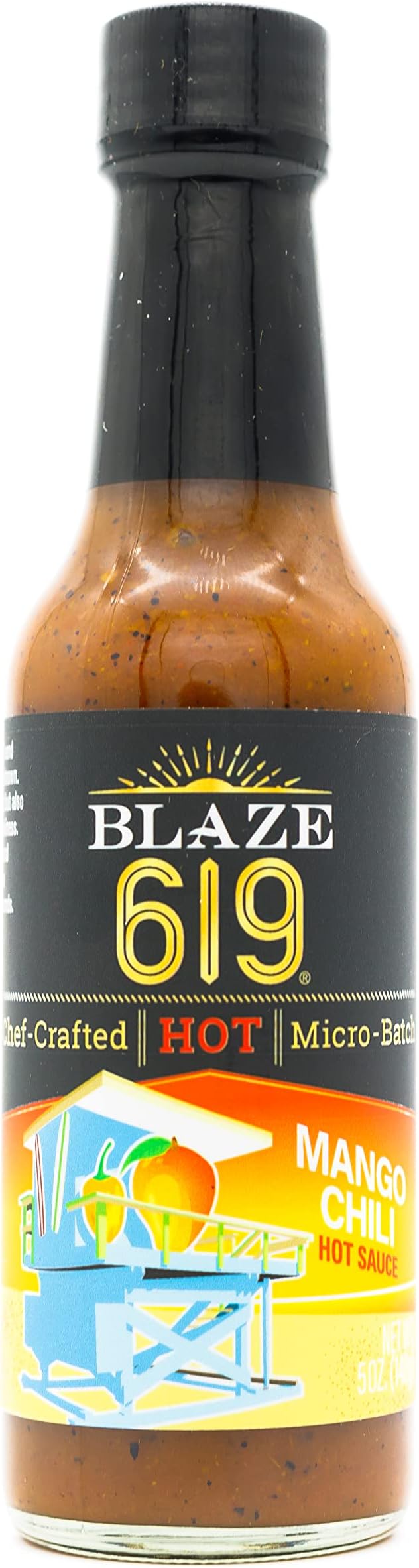 Amazon.com : Blaze 619 Mango Chili Hot Sauce - Medium Spicy Handmade ...
