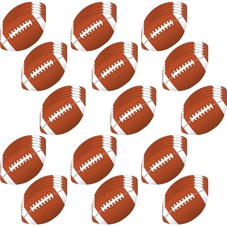 Amazon.com: Football Party Cutout Football Bulletin Poster Board ...