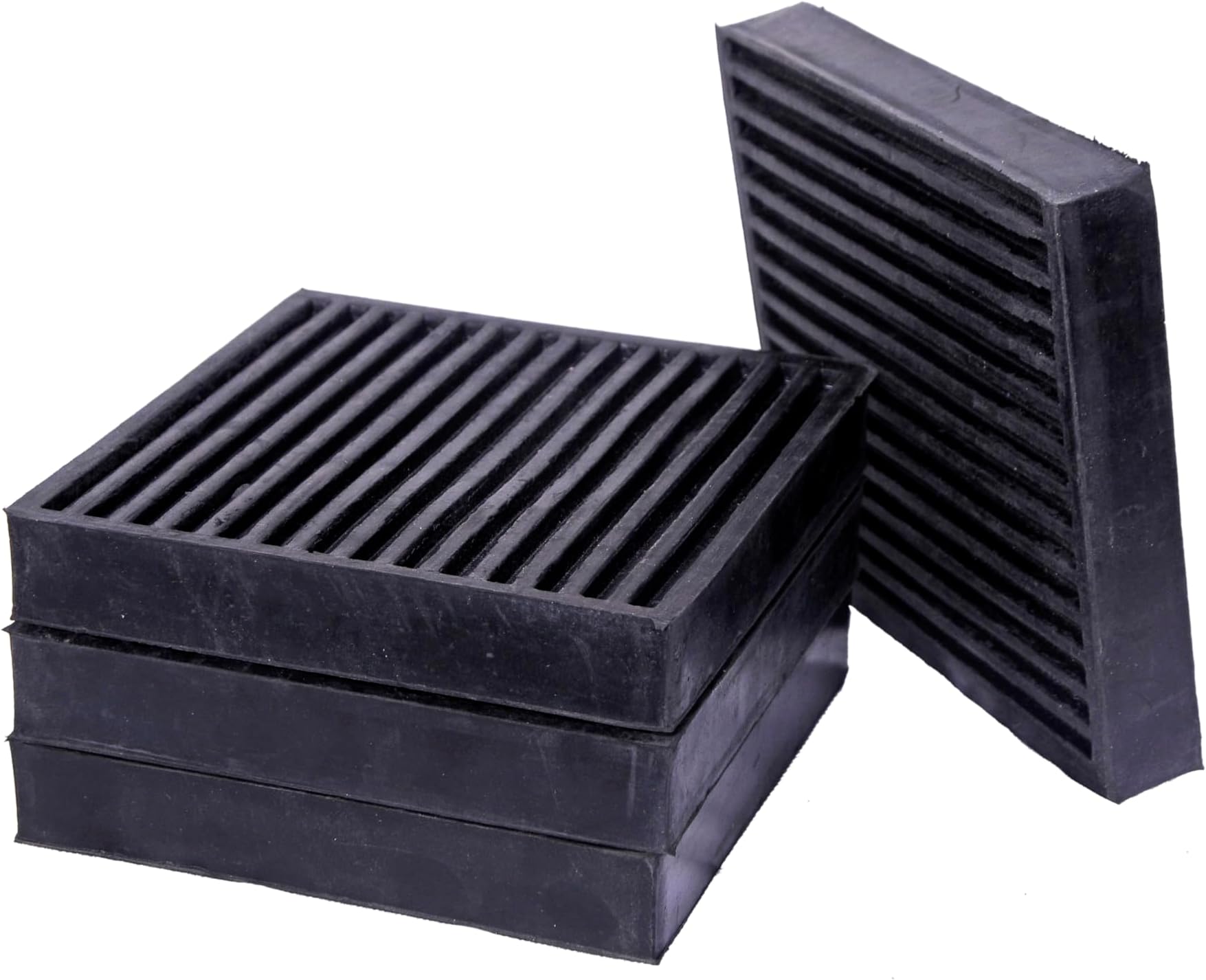 DECENT AIR SYSTEM® Ribbed Rubber Anti Vibration Pads for Heavy Duty ...