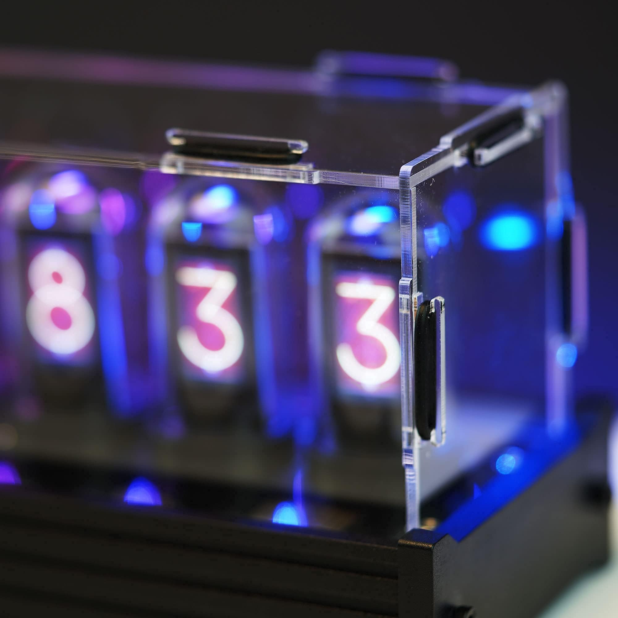 Amazon.com: EleksMaker Elekstube IPS Digital Nixie Tube Clock - with an ...
